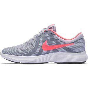 Nike | Shoes | Youth Girls Nike Revolution 4 Wolf Greyracer Pink ...